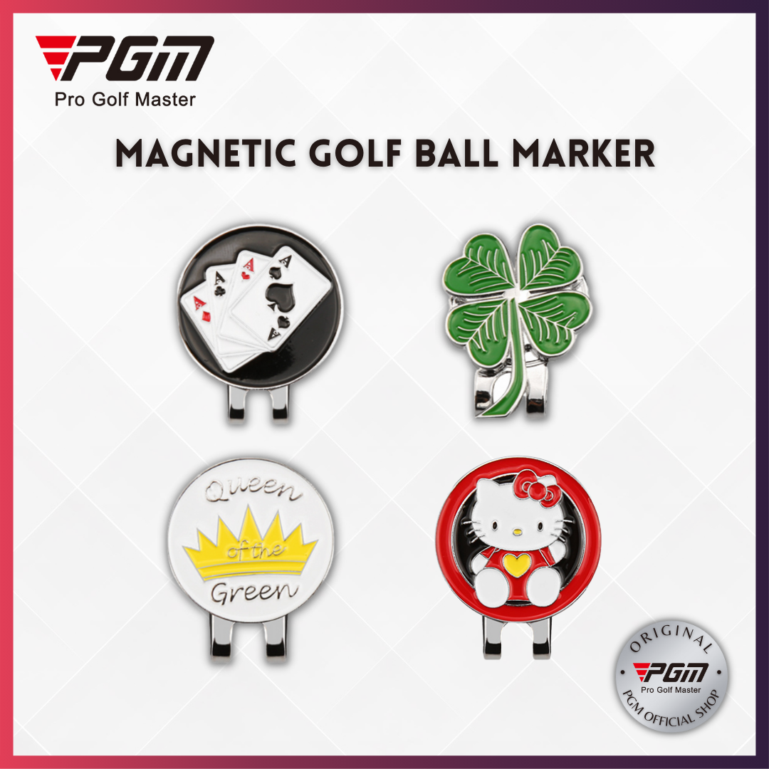 PGM Magnetic Golf Ball Marker Metal Golf Mark Magnet Hat Clip Clamp – MASTERGOLF
