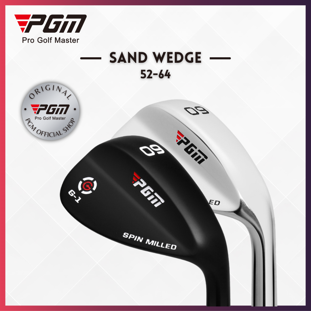 PGM Stick Golf Sand Wedge Loft 52 56 60 64 Silver Black Stik Golf – MASTERGOLF