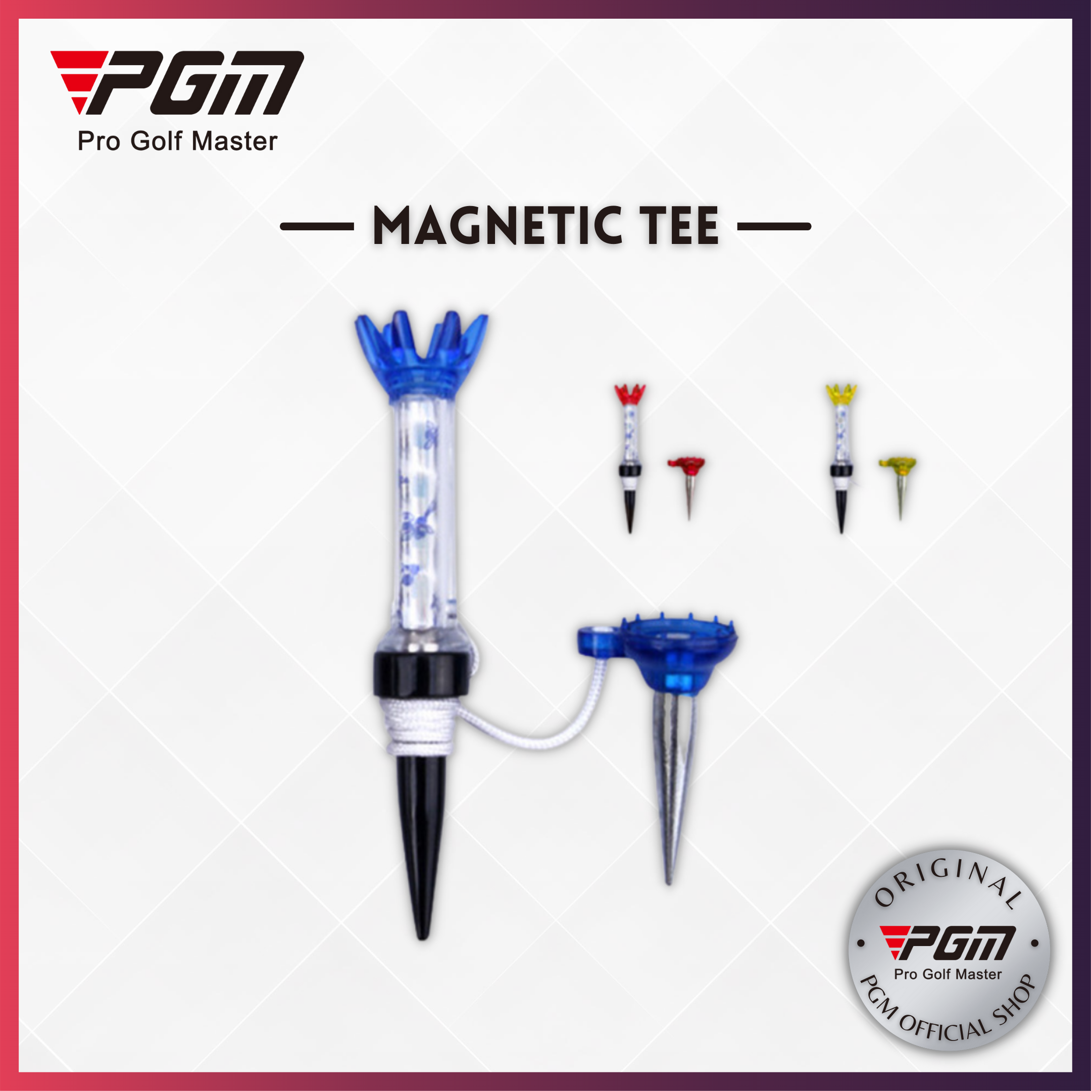 PGM Golf Tee Magnet | Magnetic Tee Anchor Tali 80mm 8cm – MASTERGOLF