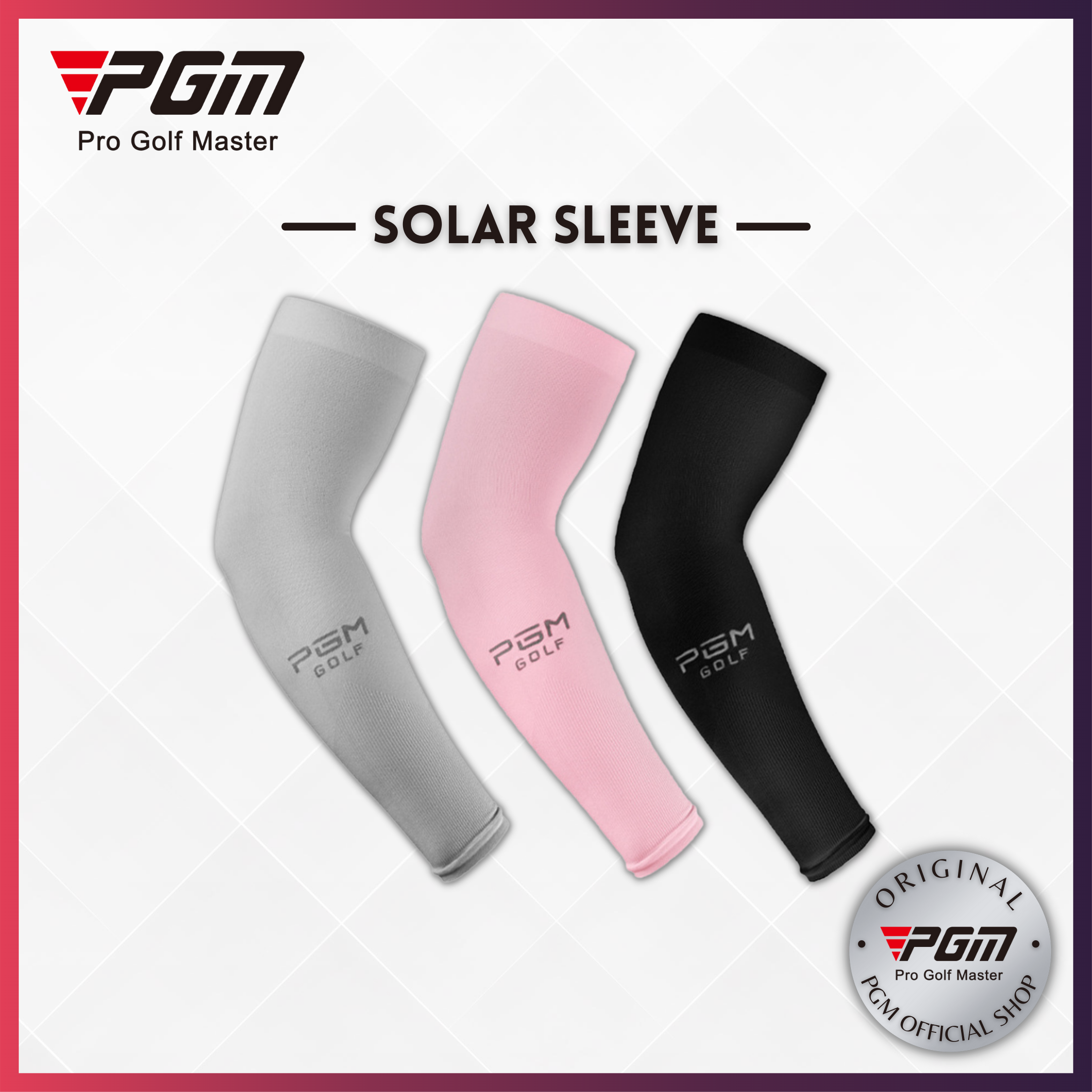 PGM Solar Arm Sleeve Breathable Manset Golf Arm Sleeves Pelindung UV – MASTERGOLF