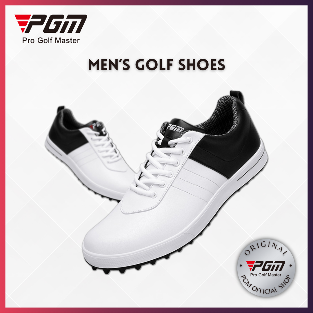 PGM Men Golf Shoes Spikeless Waterproof Man Golf Shoe Sepatu Golf Pria ...