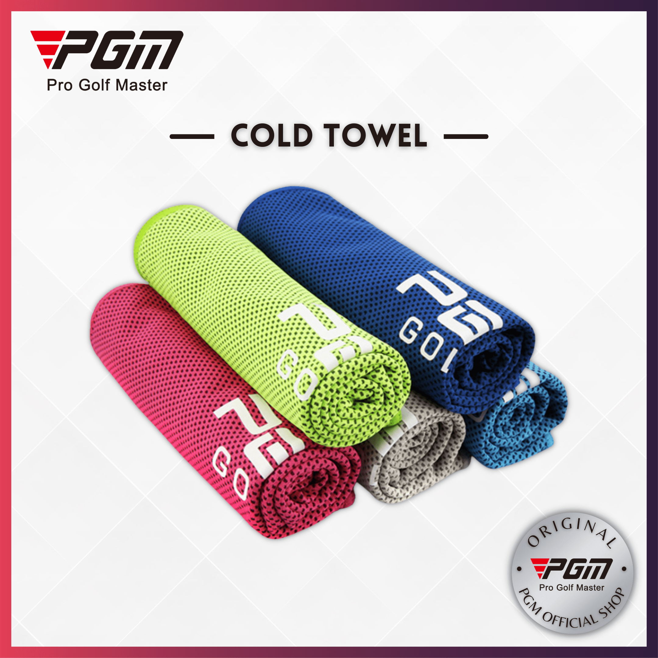 PGM Golf Cold Towel Handuk Olahraga Perlengkapan Golf Cooling Effect ...